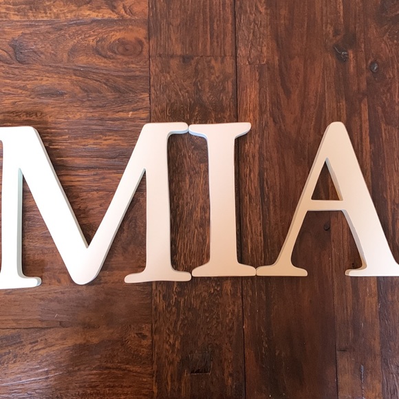 Pottery Barn Kids | Wall Decor | Pottery Barn Kids Mia Capital Letters ...
